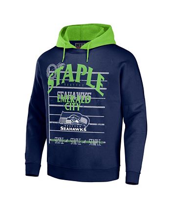 NFL Properties Men's NFL X Staple Navy Seattle Seahawks Oversized ...