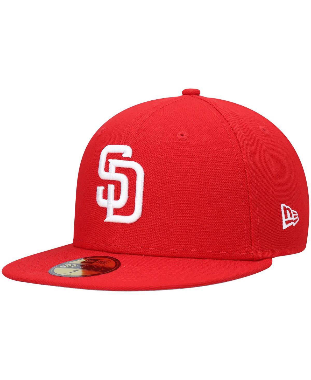 Click here for Mens New Era Red San Diego Padres Logo White 59FIF... prices