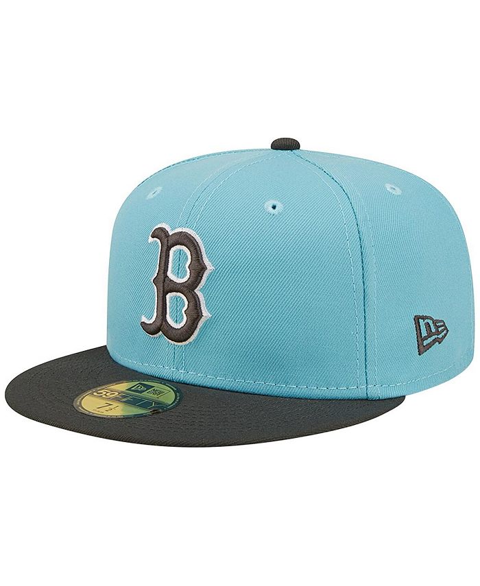 New Era Men's Light Blue and Charcoal Boston Red Sox Two-Tone Color ...