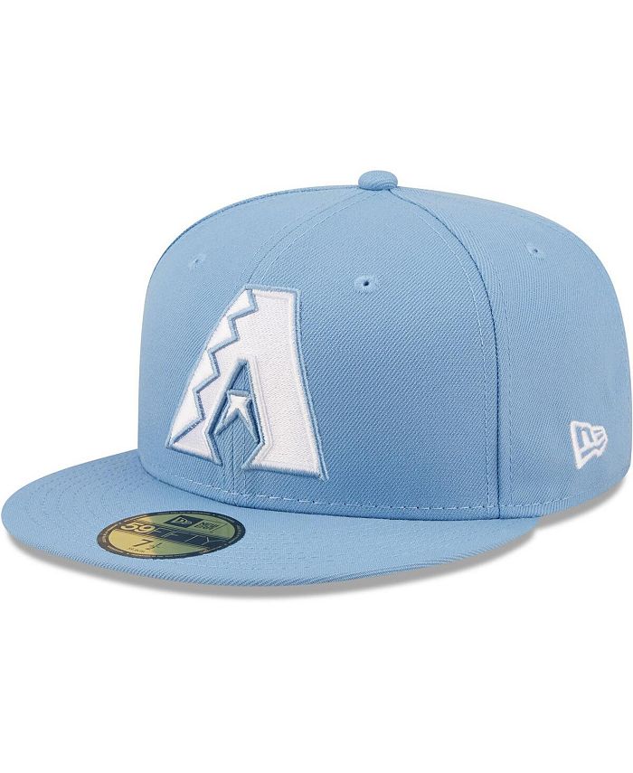 New Era Men's Sky Blue Arizona Diamondbacks Logo White 59FIFTY Fitted ...
