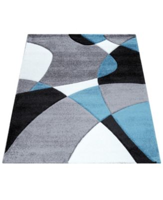 Madeira Area Rug Abstract Curved Pattern - 63'' X 91'' - Macy's