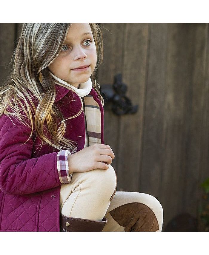 Hope & Henry Girls Quilted Barn Jacket - Macy's