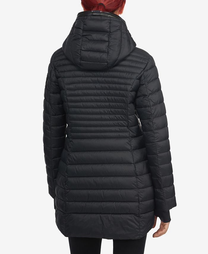 PAJAR Women's s Lyvien Packable Light Weight Puffer Coat with Fixed Hood - Macy's
