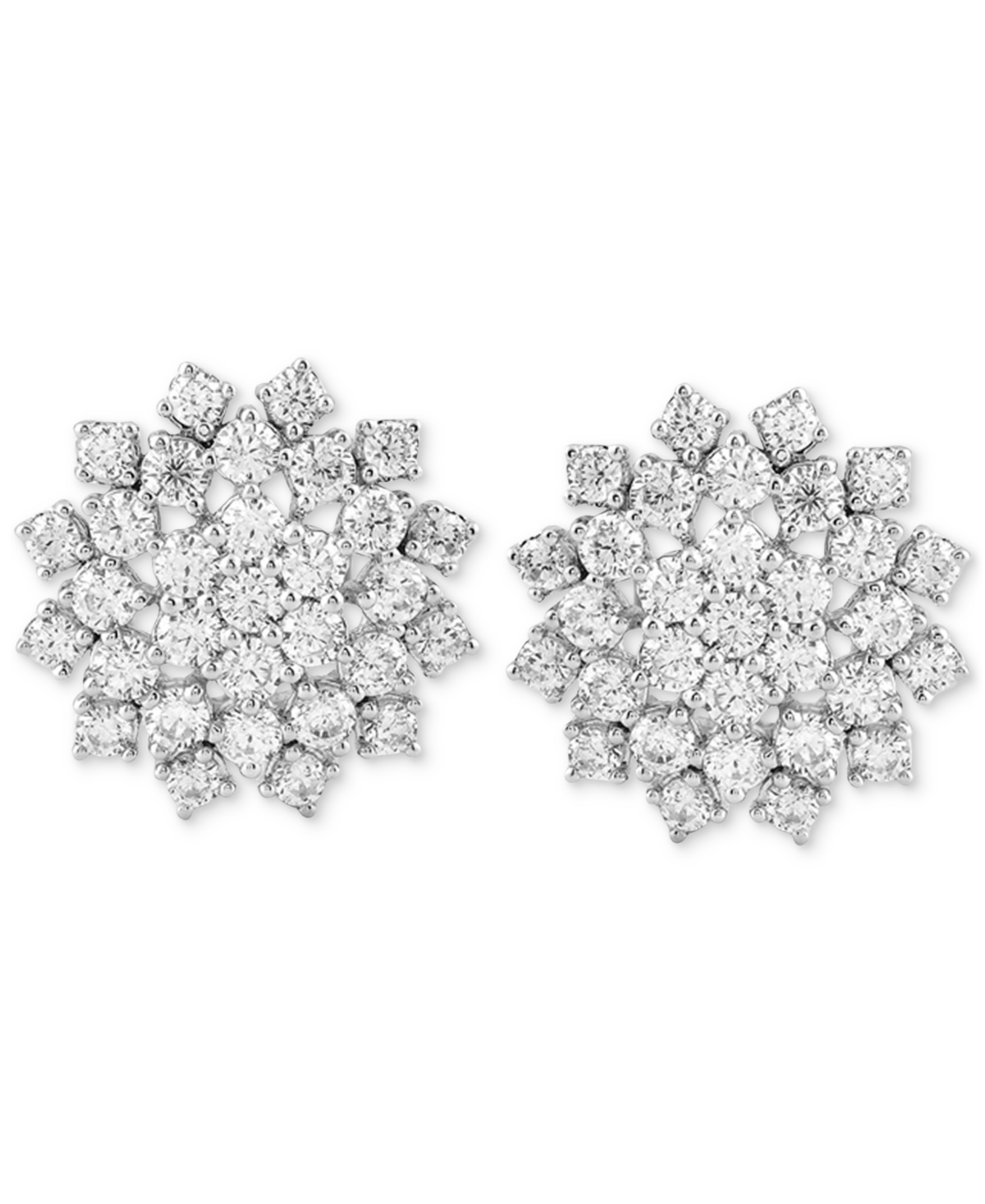 Click here for Diamond Cluster Stud Earrings (2 ct. t.w.) in 10k... prices