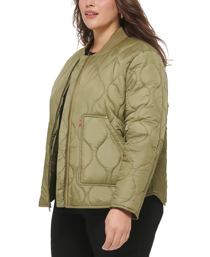 Levi's Trendy Plus Size Onion Quilted Liner Jacket - Macy's
