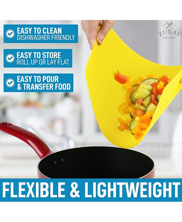 Zulay Kitchen Flexible Cutting Board Mats 3-Pc. - Macy's