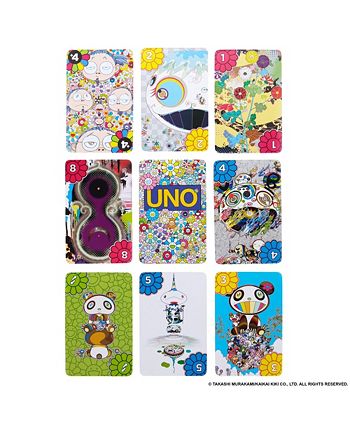 Mattel Takashi Murakami UNO Artist Series Card Game-112 cards, mini ...