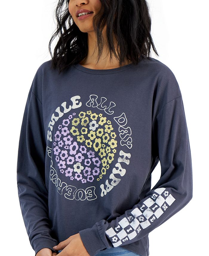 Grayson Threads Black Juniors' Smile All Day Pullover - Macy's