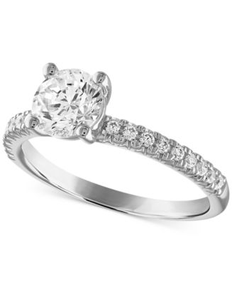 Alethea™ Certified Diamond Center Engagement Ring (1-1/5 ct. t.w.) in ...