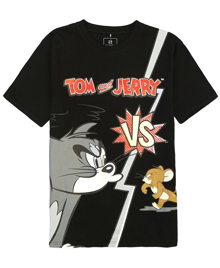 Southpole Men's Tom and Jerry Short Sleeve Graphic T-shirt - Macy's