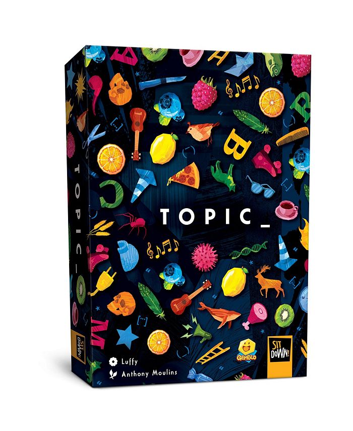 Sit Down Games Topic Card Game Choatic Party Word Game Family - Macy's