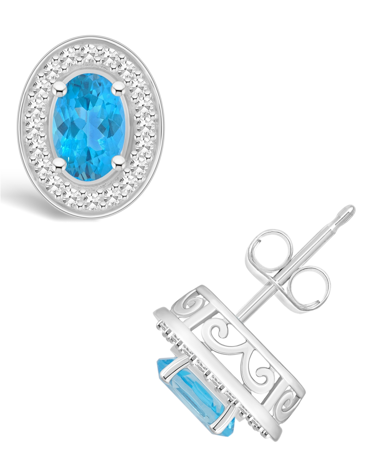 Click here for Macys Blue Topaz (1-1/7 ct. t.w.) and Diamond (1/5... prices