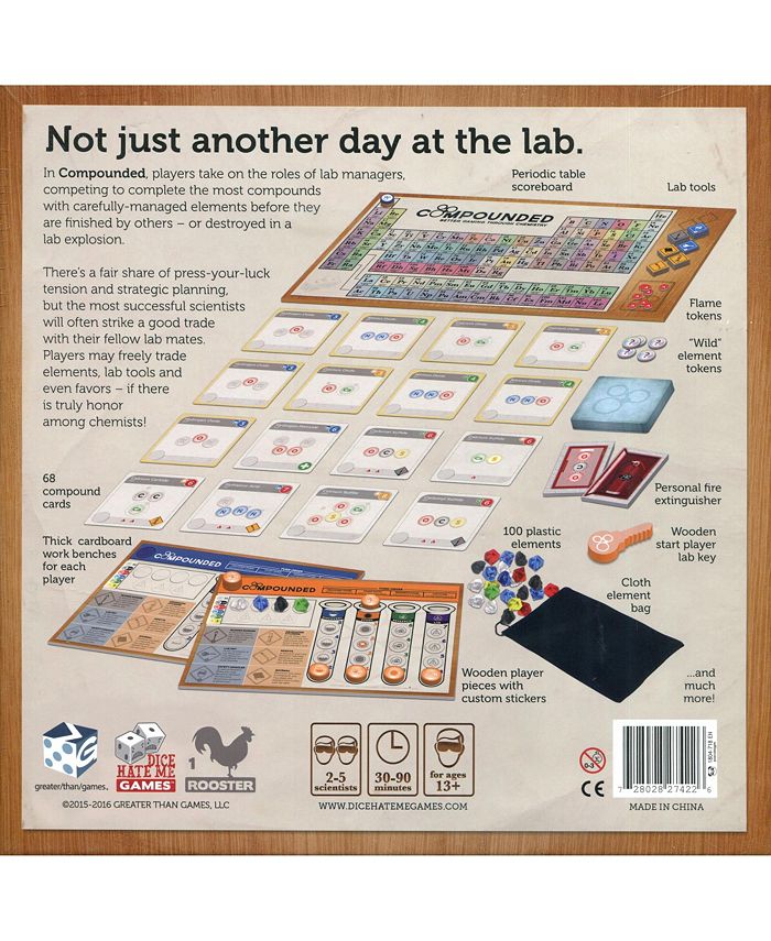 Greater Than Games Compounded Board Game Strategy Board Game - Macy's