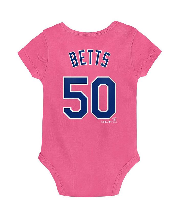 Outerstuff Girls Newborn and Infant Mookie Betts Pink Los Angeles ...
