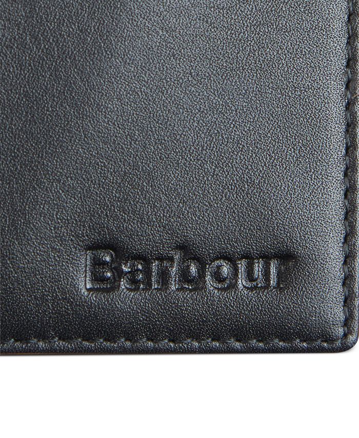 Barbour Colwell Small Leather Billfold Wallet - Macy's