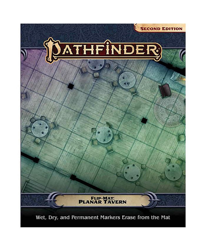 PAIZO Pathfinder FlipMat Planar Tavern 24" x 30" Unfolded DoubleSided ...