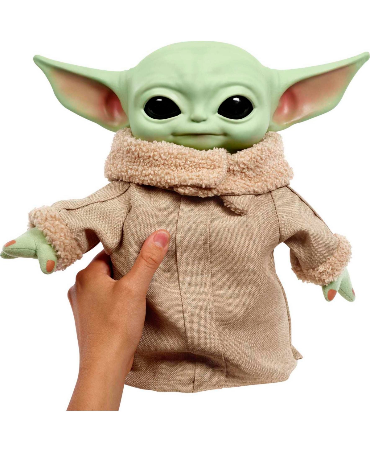 Star Wars The Mandalorian Grogu Plush Figure, With Sound Blinking Eyes ...