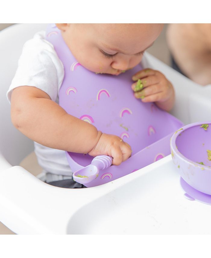 Bumkins Baby Girls Rainbows Bib - Macy's