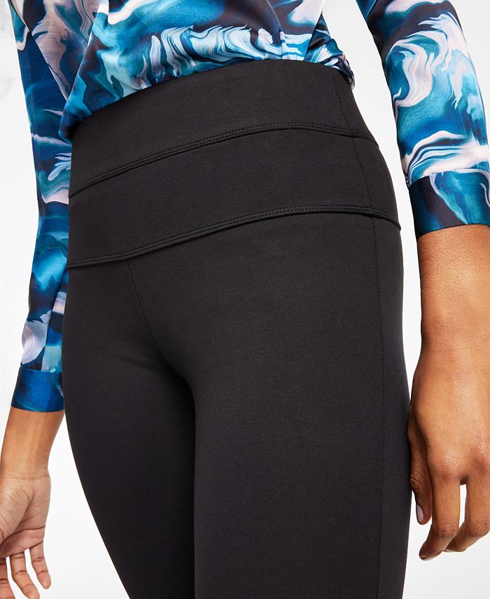 Anne Klein Petite High-Rise Compression Leggings - Macy's