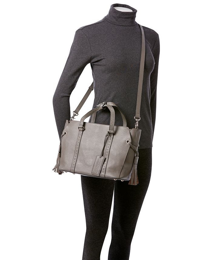 Mancini Women's Pebbled Natalie Crossbody Handbag - Macy's