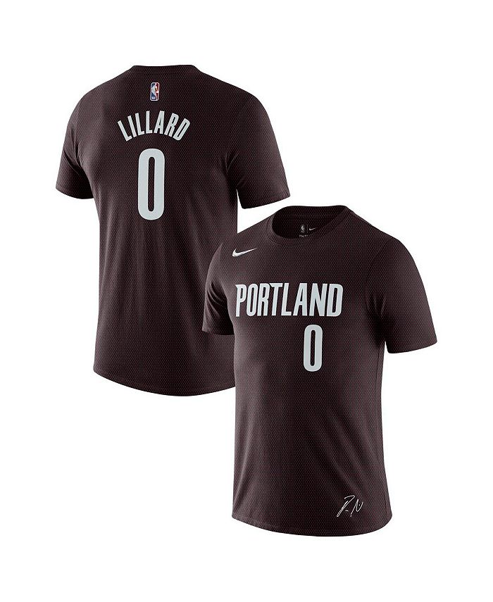 Nike Men's Damian Lillard Black Portland Trail Blazers 2022 Select ...