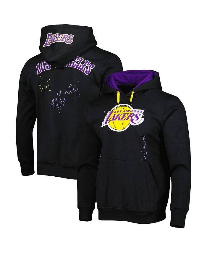 FISLL Men's Black Los Angeles Lakers Confetti Pullover Hoodie - Macy's