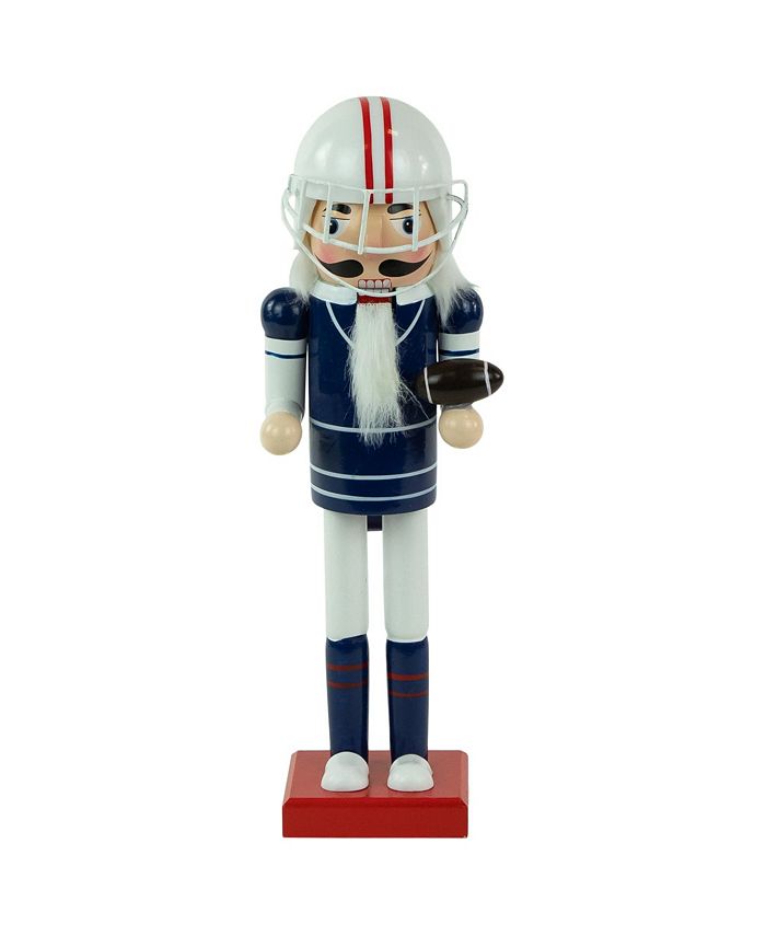 Northlight Wooden Christmas Nutcracker Football Player, 14" - Macy's