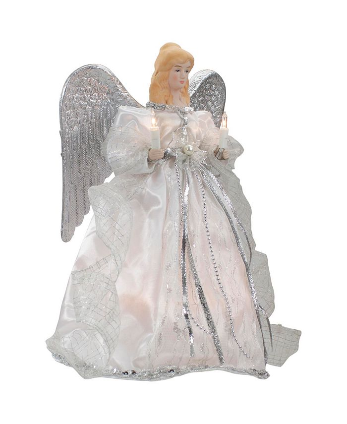 Northlight Lighted Angel With Wings Christmas Tree Topper With Clear ...