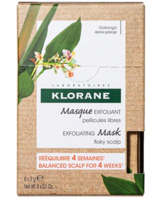 Klorane Exfoliating Mask With Galangal For Flaky Scalp, 8-Pk. - Macy's
