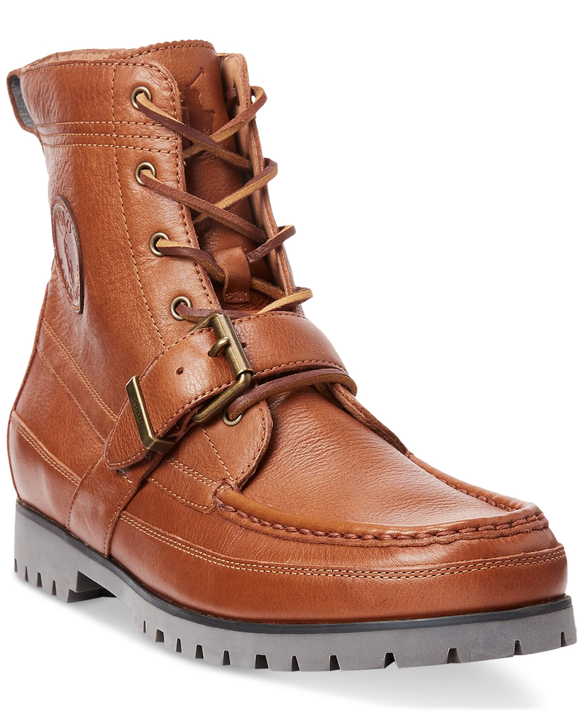 Click here for Polo Ralph Lauren Mens Ranger Tumbled Leather Boot... prices