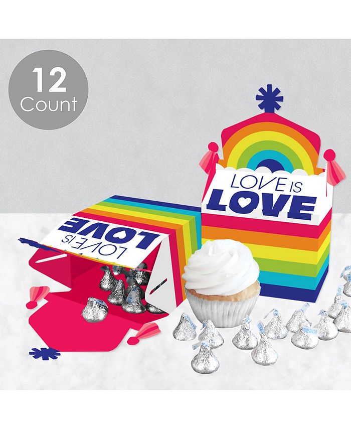 Big Dot of Happiness Love is Love LGBTQIA+ Pride - Treat Box Party ...
