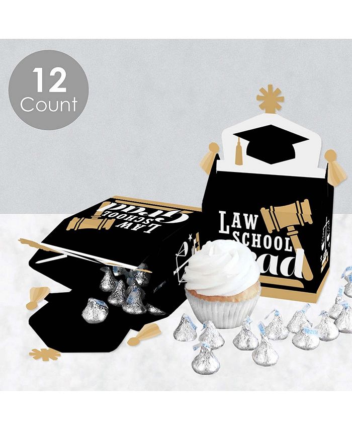 Big Dot of Happiness Law School Grad - Treat Box Party Favors - Future ...