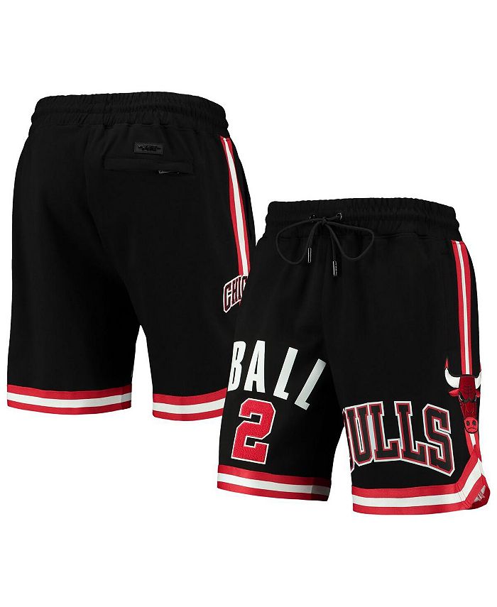Pro Standard Men's Lonzo Ball Black Chicago Bulls Player Replica Shorts ...