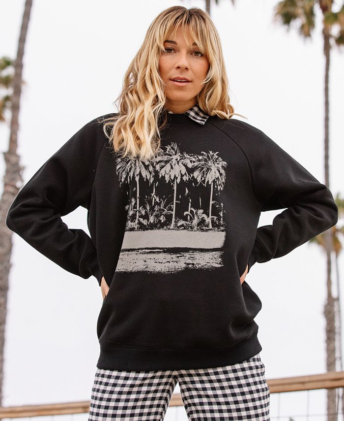 Volcom Juniors' Coco Ho Boyfriend Crew Fleece - Macy's