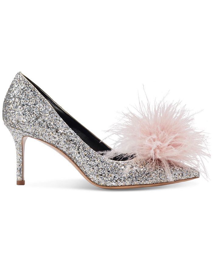 kate spade new york Women's Marabou Dress Heels - Macy's