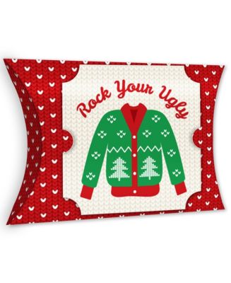 Big Dot of Happiness Ugly Sweater - Favor Gift Boxes - Holiday and ...
