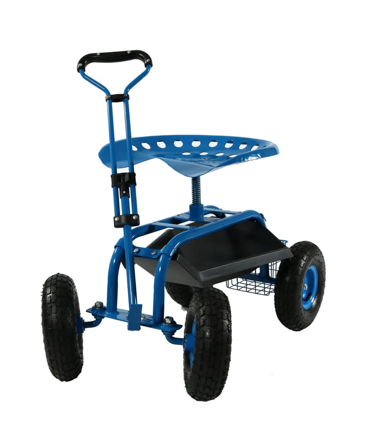 Click here for Garden Cart Rolling Scooter with Extendable Steeri... prices