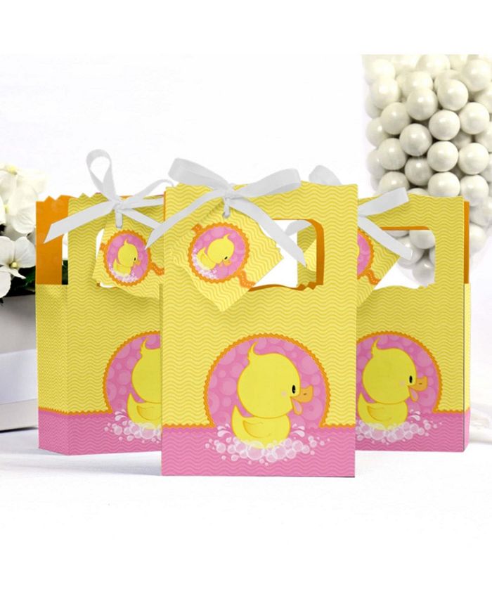 Big Dot of Happiness Pink Ducky Duck - Girl Baby Shower or Birthday ...