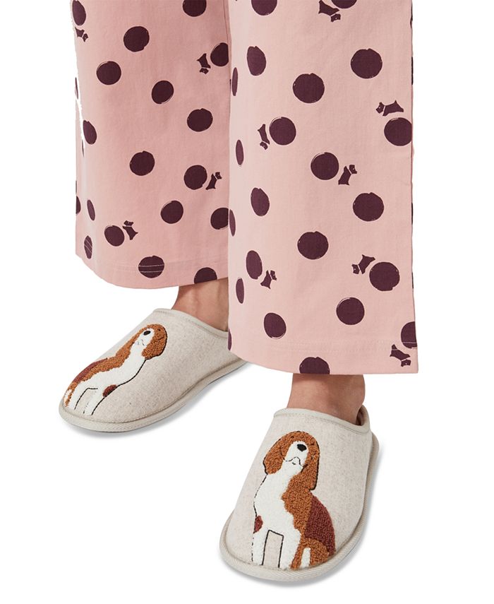 Radley London Women's Radley & Friends Embroidered Slippers - Macy's