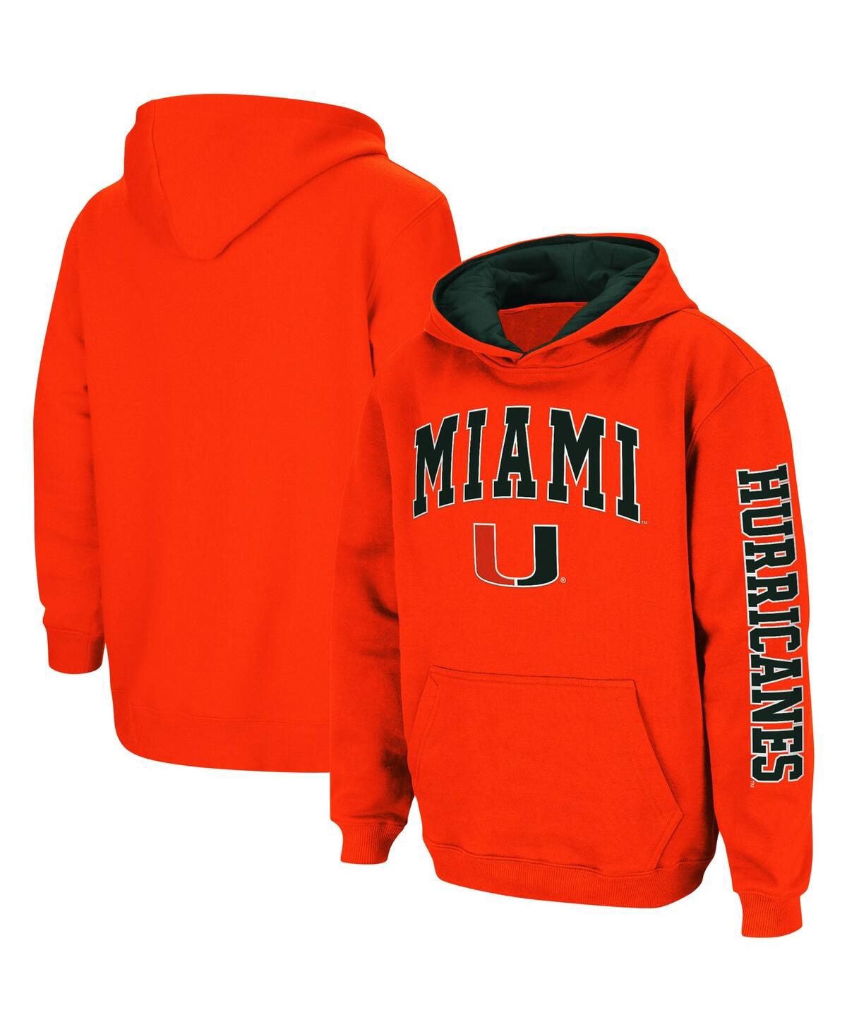 Click here for Youth Boys Colosseum Orange Miami Hurricanes 2-Hit... prices