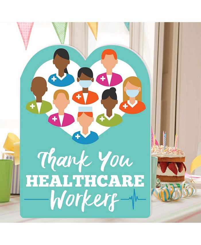 Big Dot of Happiness Thank You Healthcare Workers - Appreciation Giant ...