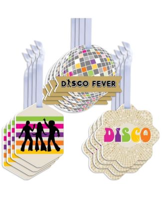 70's Disco - Assorted Hanging 1970s Favor Tags - Gift Tag Toppers - Set ...