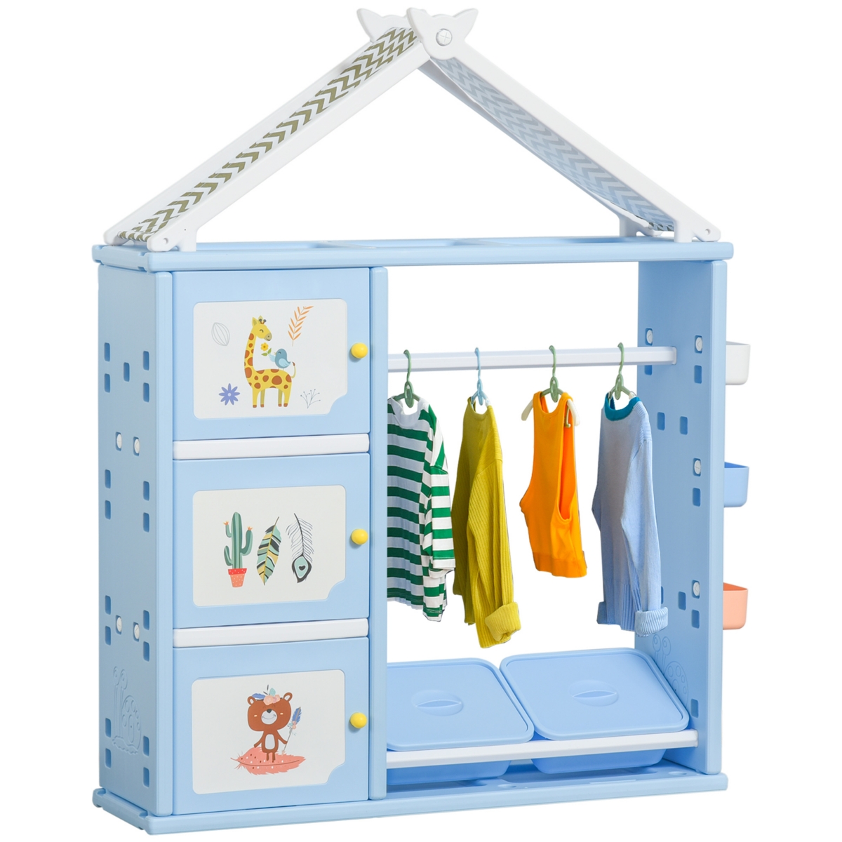 Click here for Qaba Kids Clothes Storage w/ Multifunctional Desig... prices