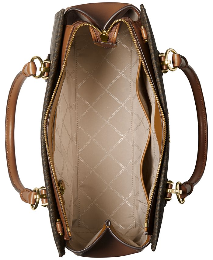 Michael Kors Logo Marilyn Large Satchel - Macy's