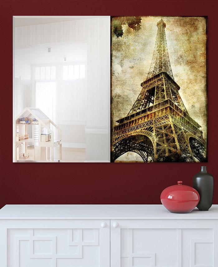 Empire Art Direct 'Eiffel Tower' Rectangular On Free Floating Printed ...