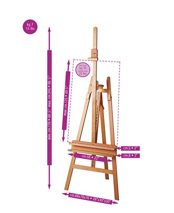 Mabef Inclinable Lyre Easel - Macy's