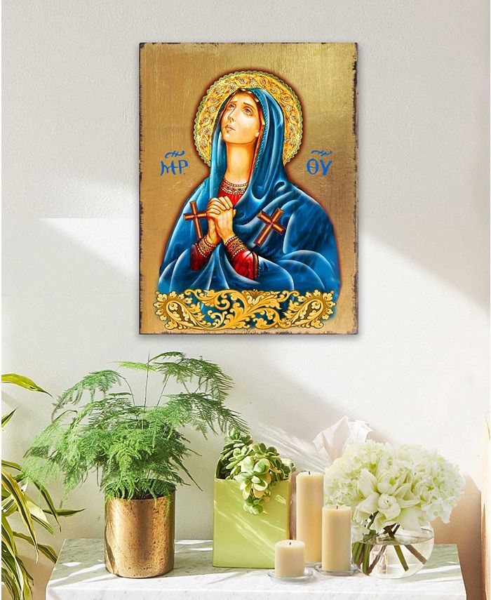 Designocracy Icon Maria Magdalena Wall Art on Wood 8" - Macy's
