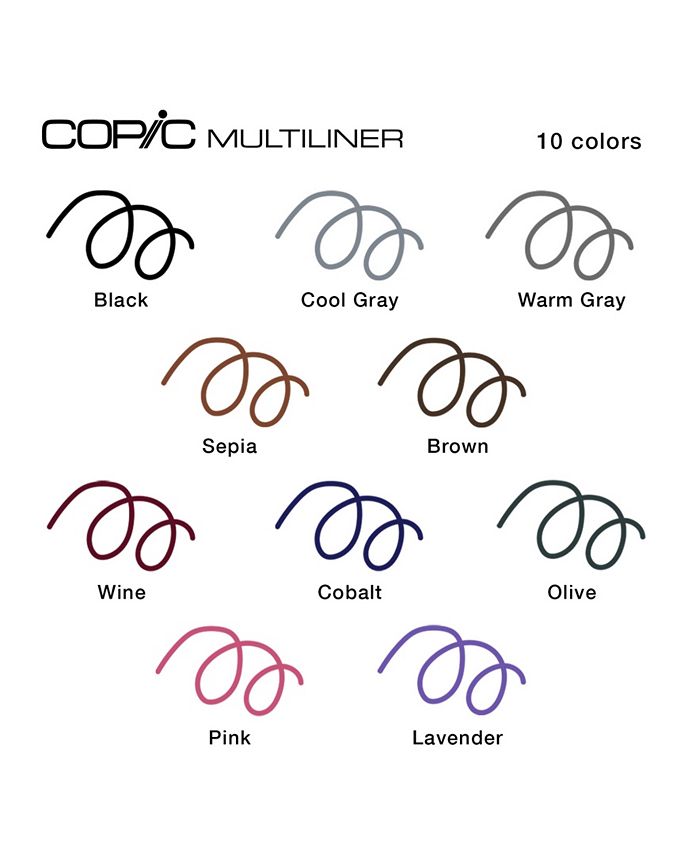 Copic Multiliner 4 Piece Pen Set - Macy's