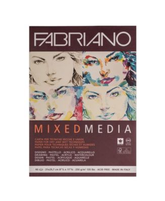 Fabriano Mixed Media Pad, 9" x 12" - Macy's