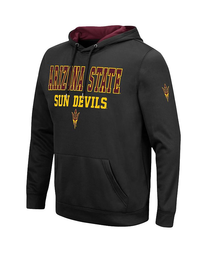 Colosseum Men's Black Arizona State Sun Devils Sunrise Pullover Hoodie ...